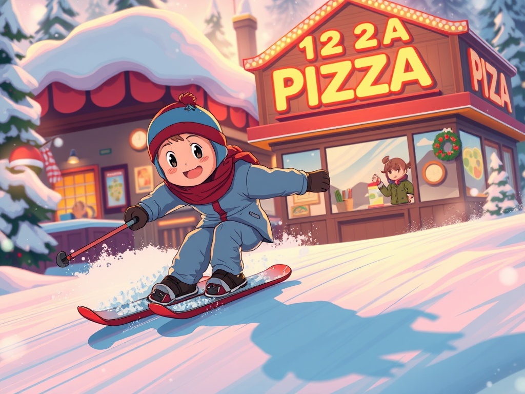 The best post-ski pizza in a 70s-style cafe – nom nom Nihon dough